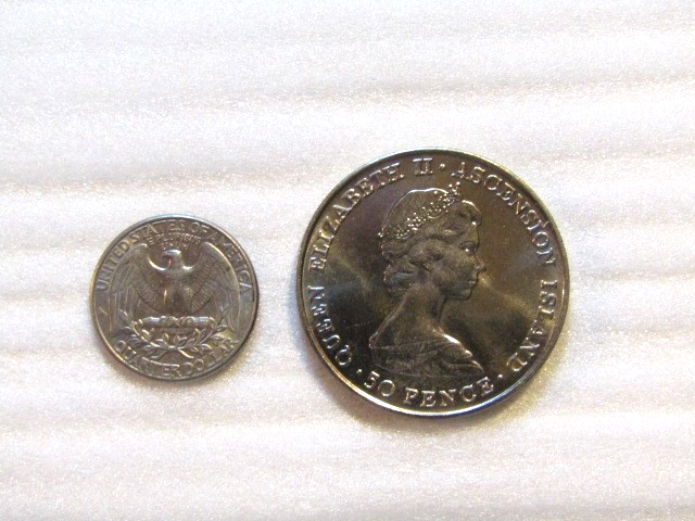 1984 Ascension Island St. Helena 50 Pence unc Coin Prince Andrew | eBay