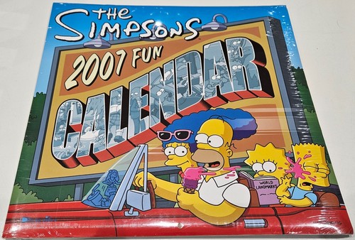 The Simpsons - Sealed - 2007 Fun Calendar - Scarce UK - Danilo - Bongo ...