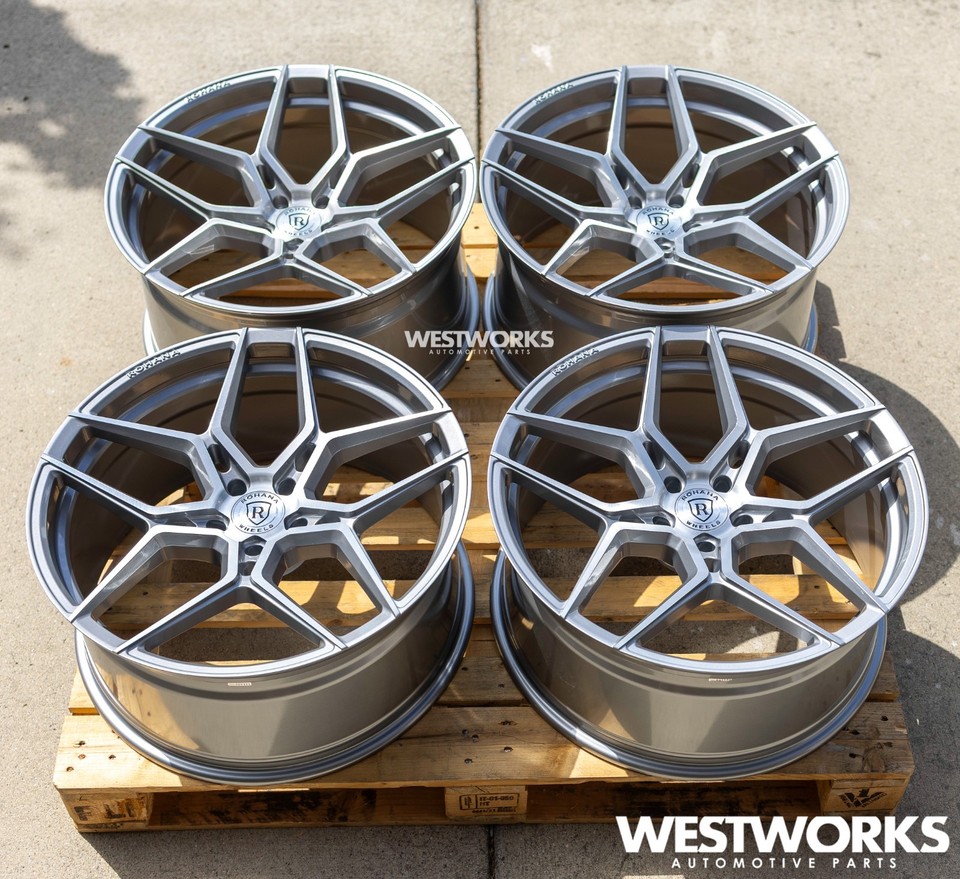 22x10.5/11.5 Rohana RFX11 Rotary Forged Wheel Set BMW F15 X5 X6 Deep ...