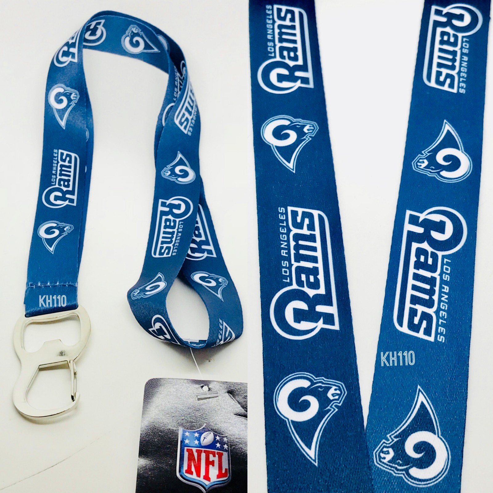 NFL Los Angeles Rams keychain Lanyard - Pick Your Color! | eBay
