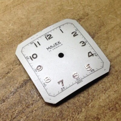 Vintage MAJEX Mechanical Watch Dial - Measures Approximately 25.9 mm x ...