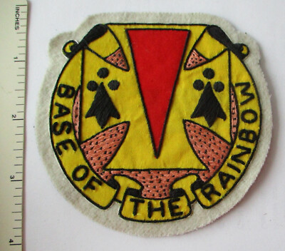 US ARMY 42nd S&T BATTALION Pocket PATCH Hand Embroidered for Veterans ...