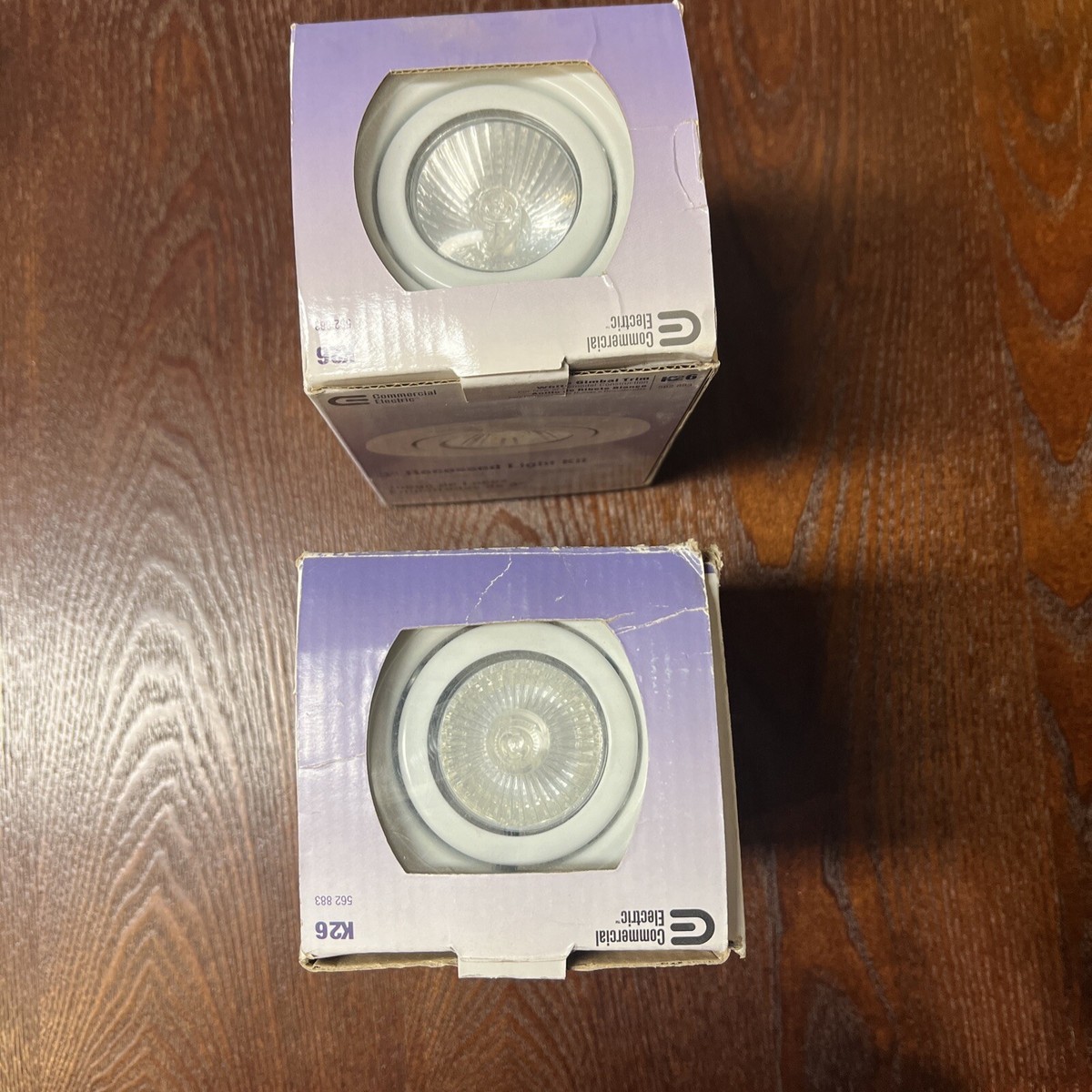 Commercial Electric 6 In White Integrated Led Recessed Gimbal Trim