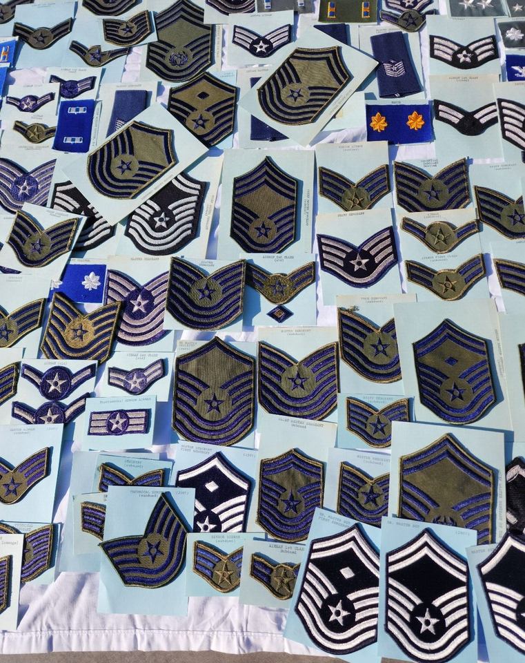 USAF United States Air Force Patch Lot - 150 USAF Patches - All in VG ...