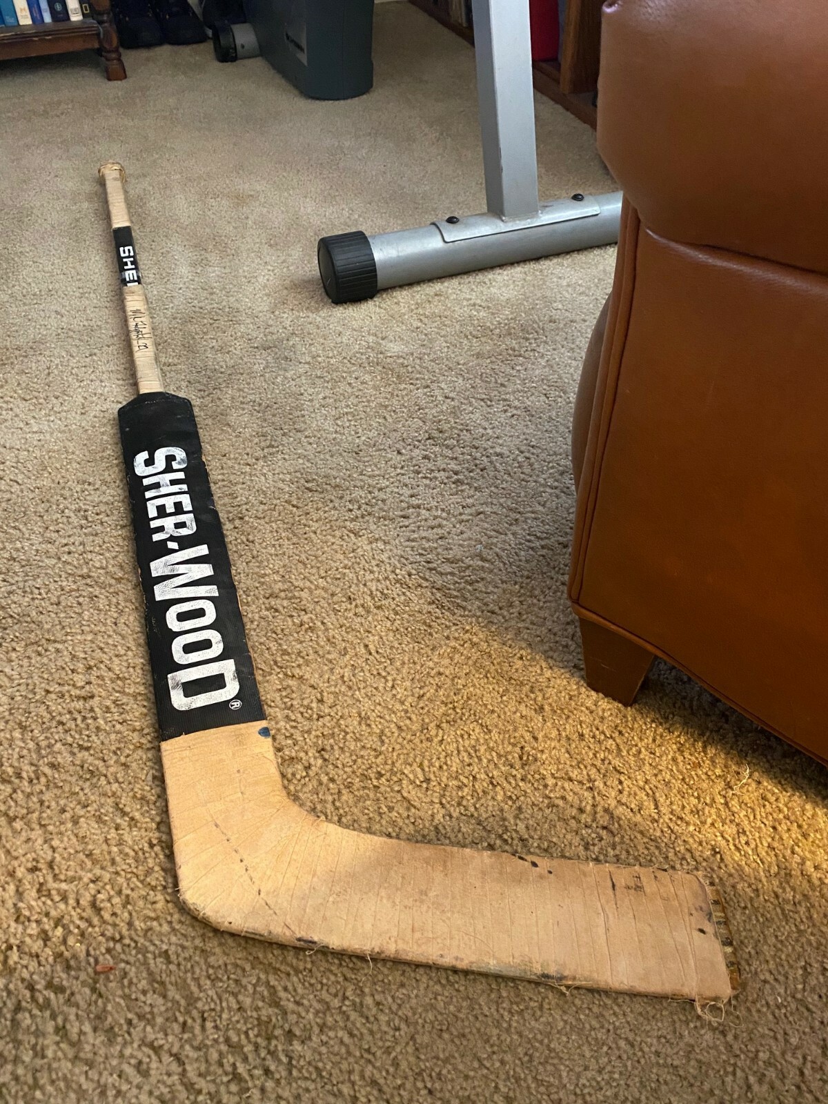 Mark Fitzpatrick Los Angeles Kings Signed Sherwood Game Used Stick | eBay