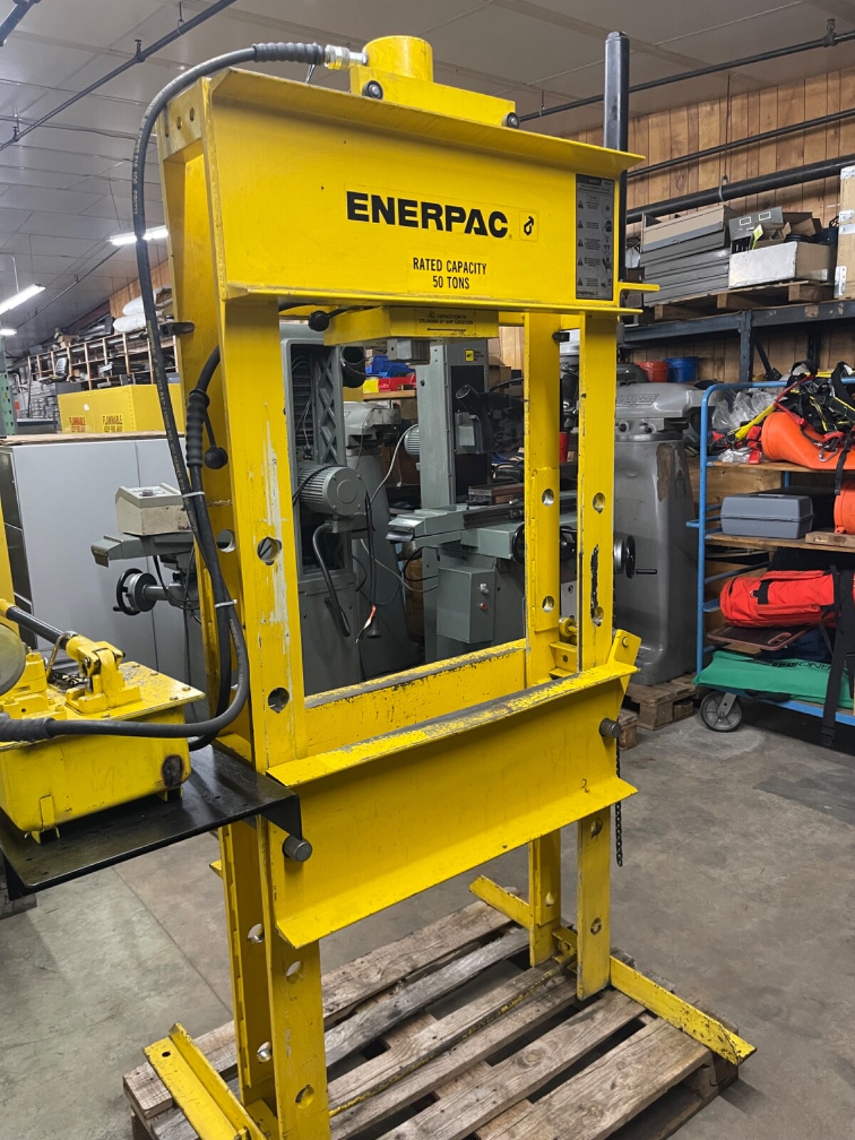 Enerpac 50 Ton, H-Frame Hydraulic Press | eBay