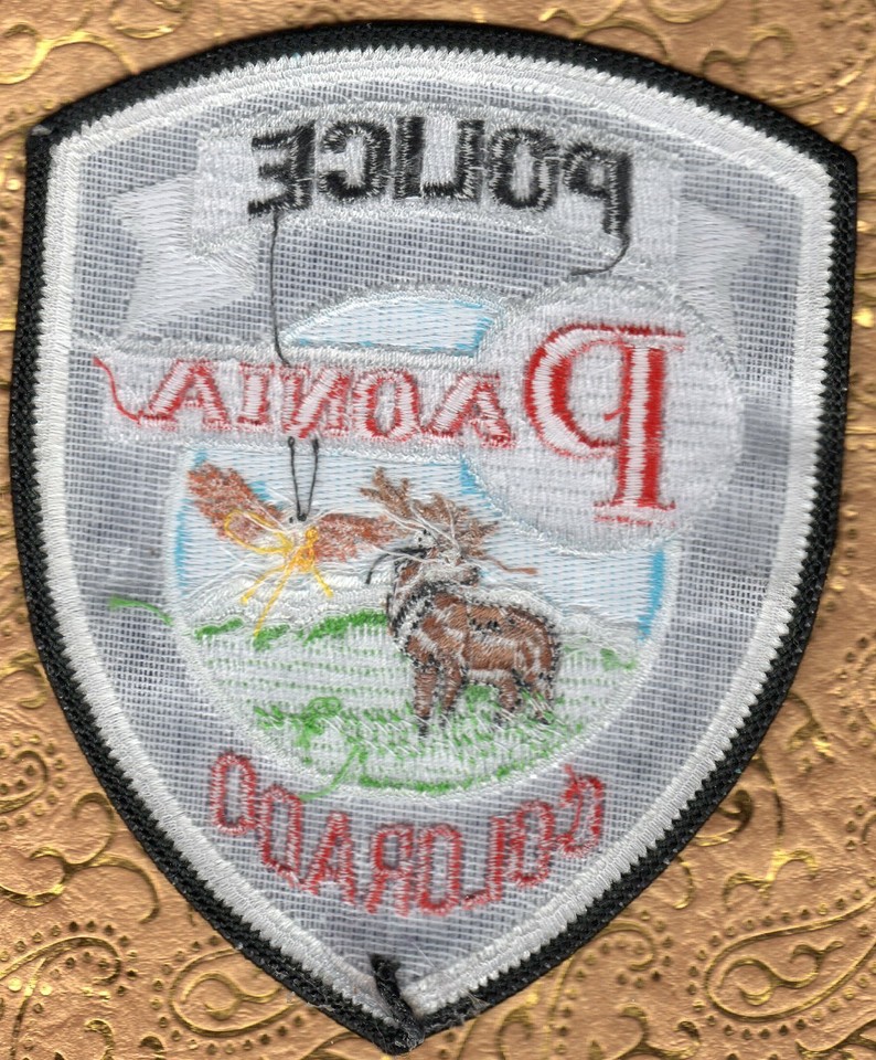 👀😜😍👌 Paonia Colorado Police Shoulder Patch | eBay
