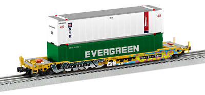 Lionel 2226602 O Scale Husky Stack Well Car with Graffiti Trailer Train ...
