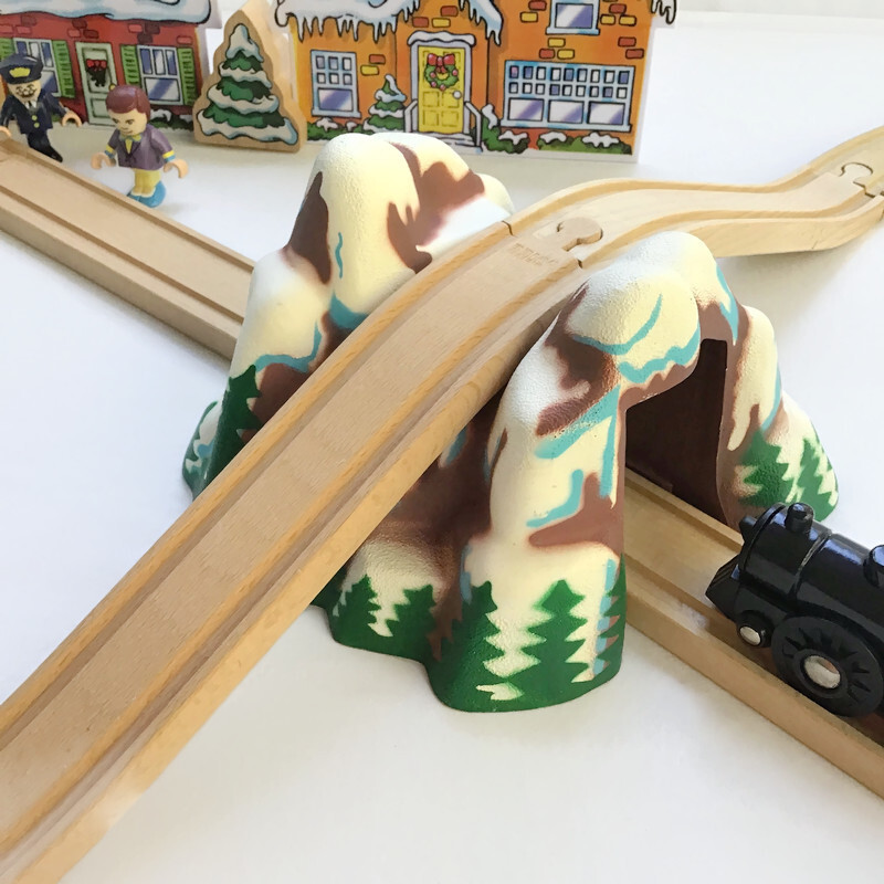 BRIO Polar Express Holiday Set Complete 28 Pc. Mountain Bell Wooden ...