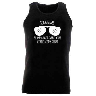 Sunglasses Allowing You To Stare At Ot Funny Gift Novelty Tank Top Vest ...