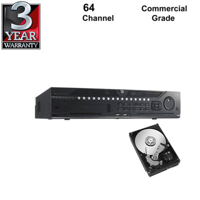 64 Channel RAID NVR+Installed and tested 24TB Hard Drives ***Commercial ...