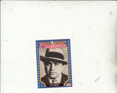 Rare-Al Capone-Gangster-1992 Americana History Card-[No 144]-L3695-Card ...