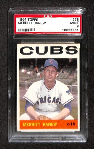 1964 Topps #78 MERRITT RANEW PSA 9 Mint 18865864 | eBay