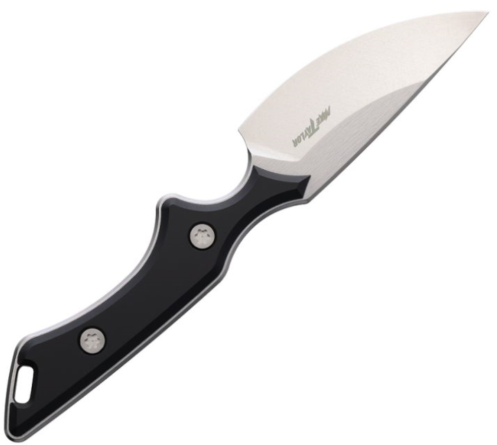 Mike Taylor Knives Fixed Knife 2.88" S45VN Steel Full Tang Blade Blck ...