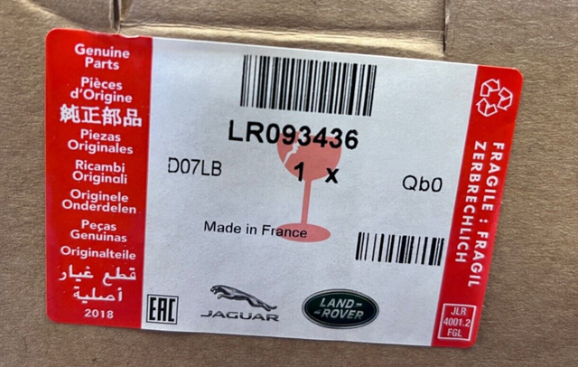 Range Rover Velar L560 Left Hand Side Rear Reflector LR093436 for sale ...