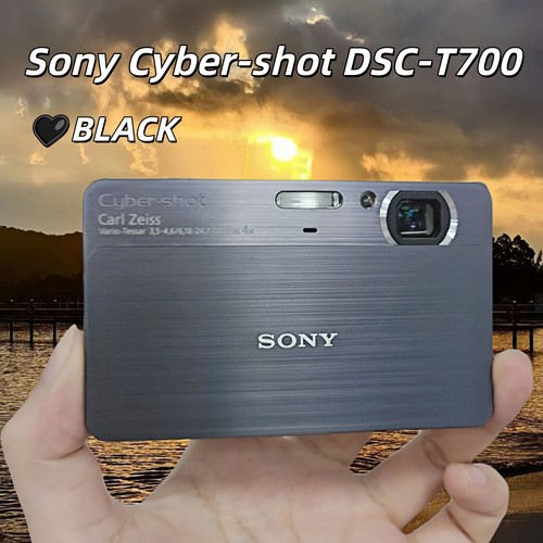 Sony Cybershot DSC-T700 10.1MP Digital Camera 4x Optical Zoom Grey W ...