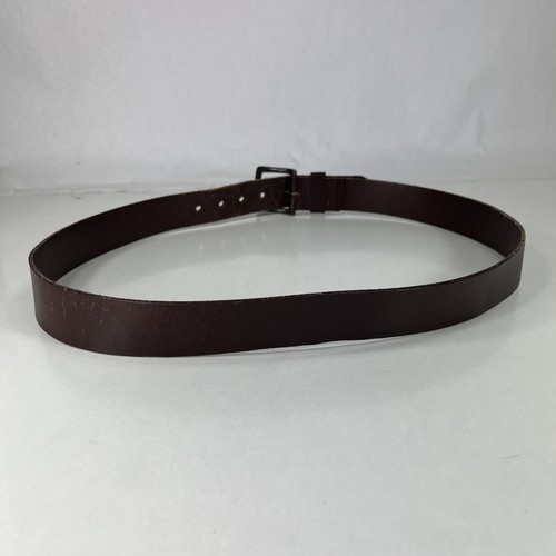 Eddie Bauer Scratched Brown Genuine Leather Belt - Men's Size 40 | eBay