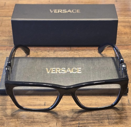 VERSACE VE3368U 5360 Black Demo Lens 55 mm Men's Eyeglasses | eBay