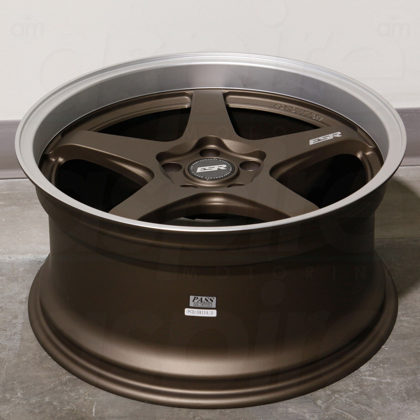 ESR AP5 18x10.5 5x114.3 22 Bronze Wheels(4) 72.56 18" inch Rims | eBay