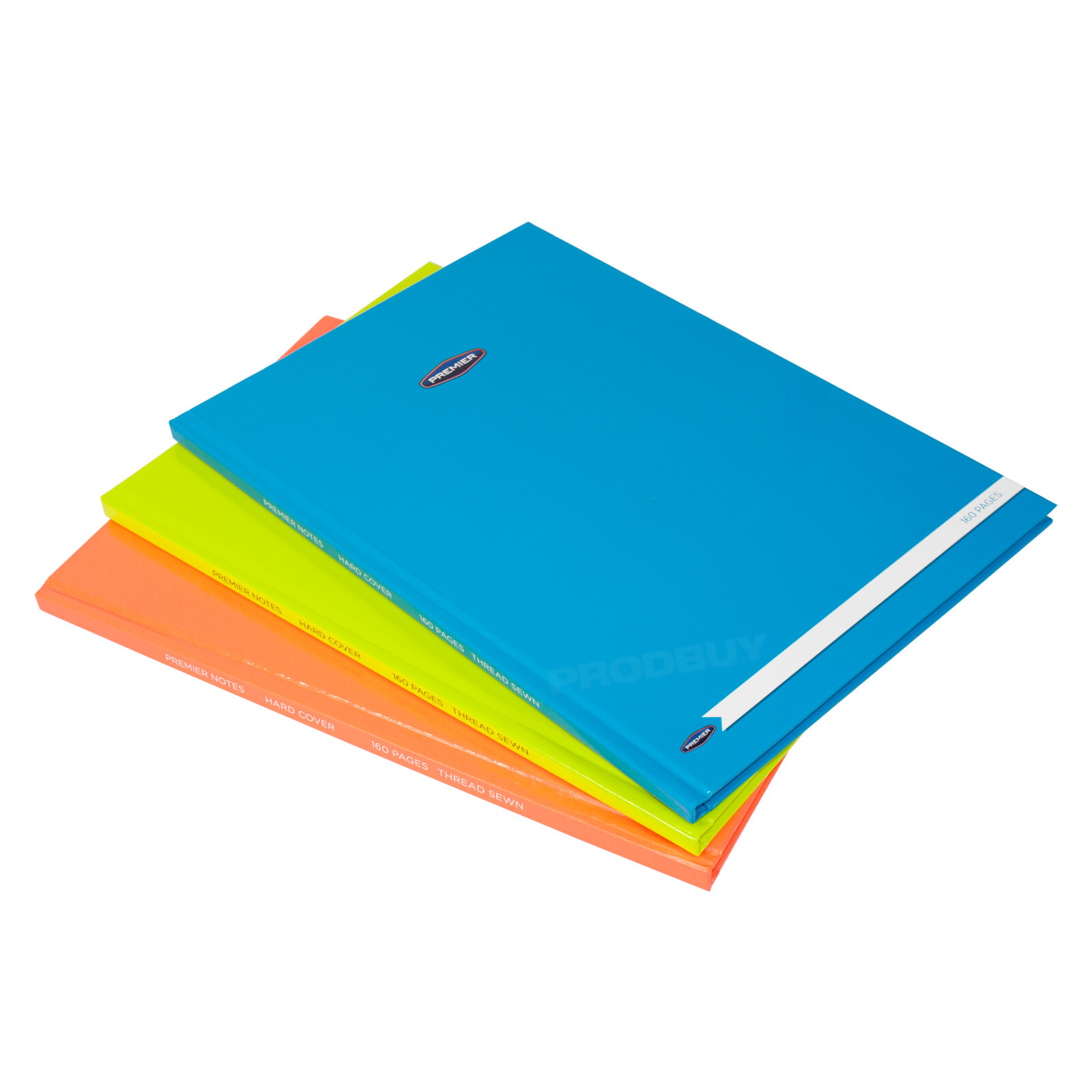 Set of 3 Colour Hardback A4 Paper Notebooks 80 Sheet Lined Manuscript ...