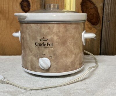 Rival Stoneware 2 Quart Crock Pot with Lid Model SCR200 | eBay