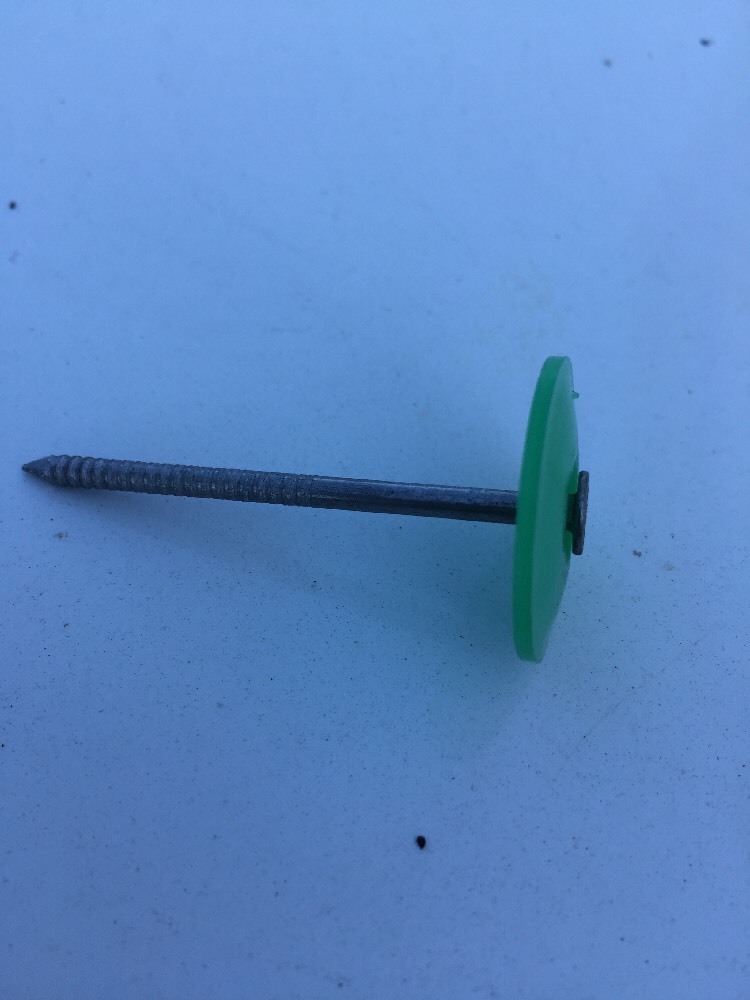 100 Original Button Kap 2" Round Plastic Cap Nails Made In The USA | eBay