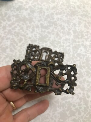 RARE 19th CENTURY PERIOD FANCY VICTORIAN KEYHOLE ESCUTCHEON Spectacular ...