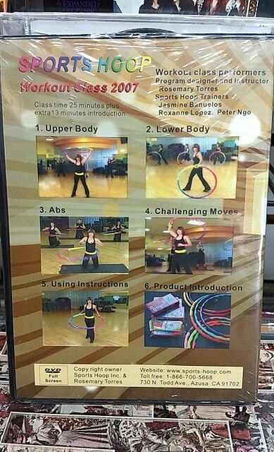 Sports Hoop workout Class 2007 hula hoop exercise fitness DVD Rosemary ...