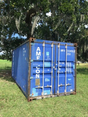 Used 20' Dry Van Steel Storage Container Shipping Cargo Conex Seabox ...