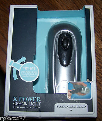 X POWER CRANK LIGHT - Saddlebred - No batteries! - Crank 1 min for 30 ...