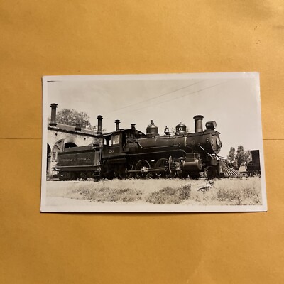 Virginia and Truckee Engine 26 Photot W.H. Thrall Jr | eBay