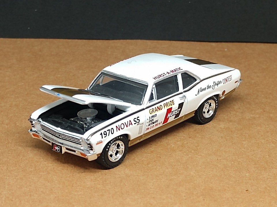 '70 CHEVY CHEVROLET NOVA SS HURST LIMITED EDITION 1/64 SCALE ...