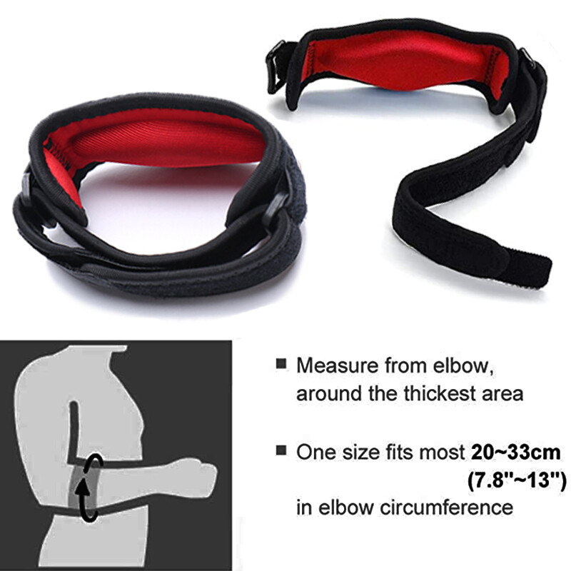 Tennis Elbow Brace Support Arthritis Tendonitis Arm Joint Strap Band ...