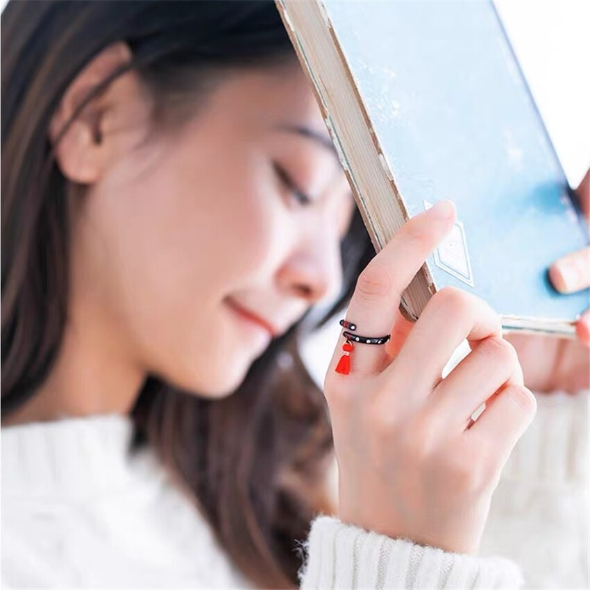 The Untamed S925 Silver Couple Rings Lan Wangji Wei Wuxian Chinese ...