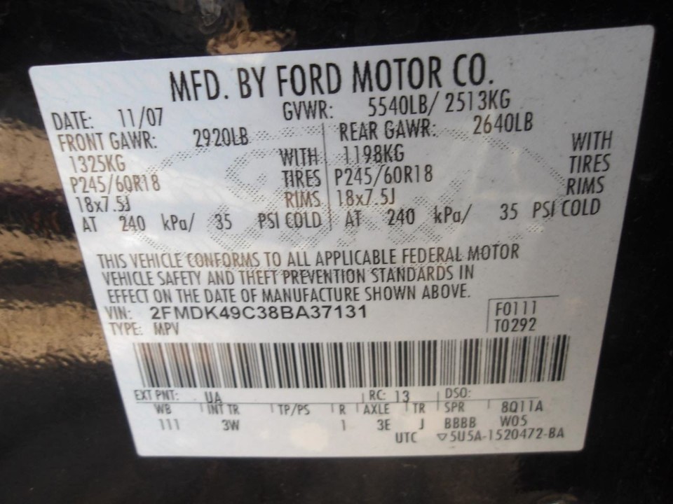 Passenger Side View Mirror Power Manual Fold Body Color Cap Fits 08 ...