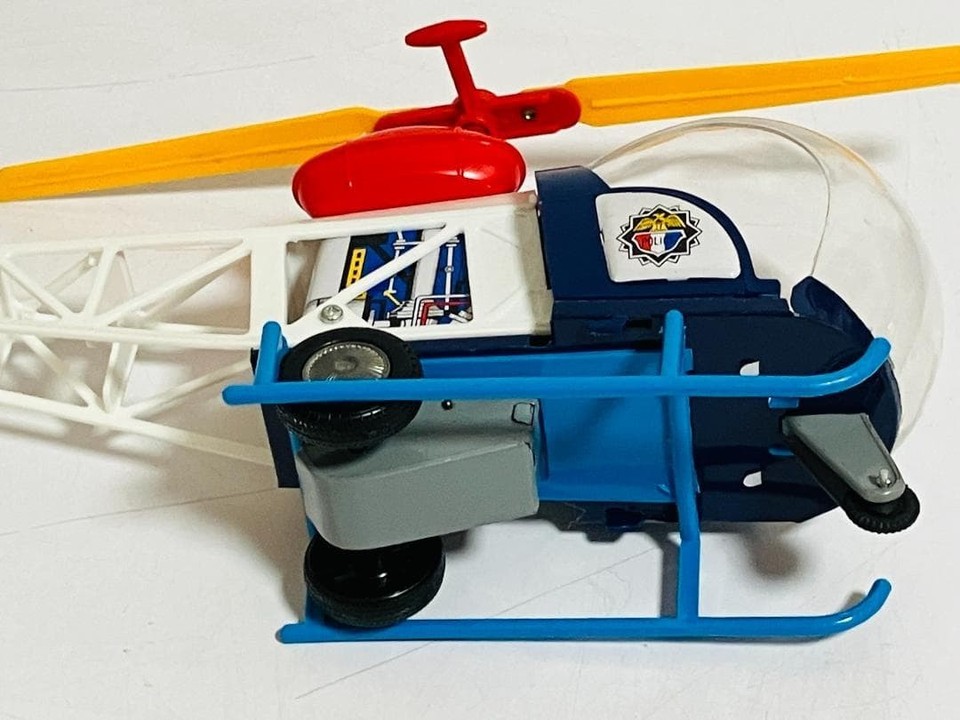 Nomura Toy Highway Patrol Helicopter Friction Powered Vintage Japan w ...