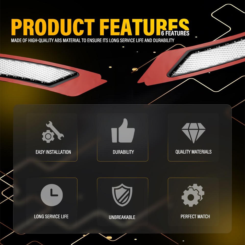 Pair Fit 2009-2011 BMW 328i 335i 335is Front Bumper Side Marker Light ...