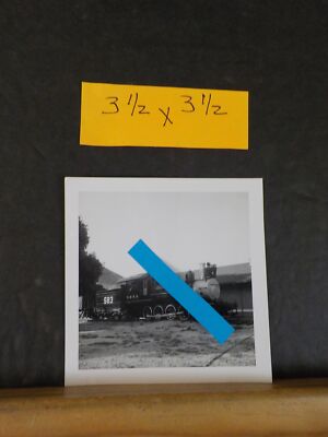 Photo D&RG Locomotive #583 Denver & Rio Grande Black & white 3.5 X 3.5 ...
