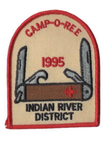 1995 Camp O Ree Indian River Distict BSA Patch RD Bdr. [VA-5270] | eBay
