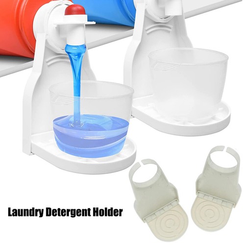 Laundry Detergent Cup Holder Plastic Dispenser Drip Catcher No Leaks or ...
