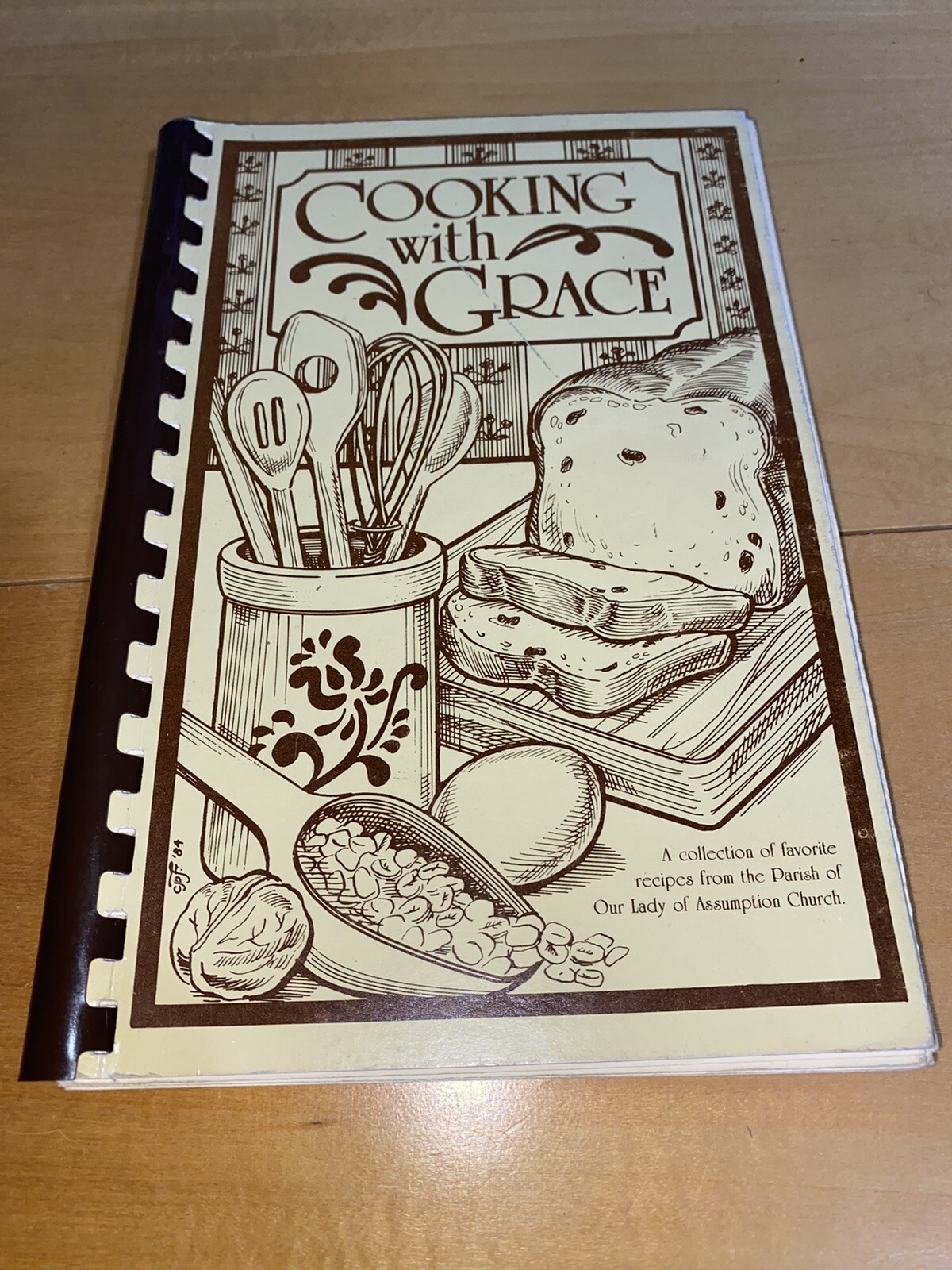 Vintage 1986 Our Lady Of Assumption Catholic Church Cookbook Cooking ...