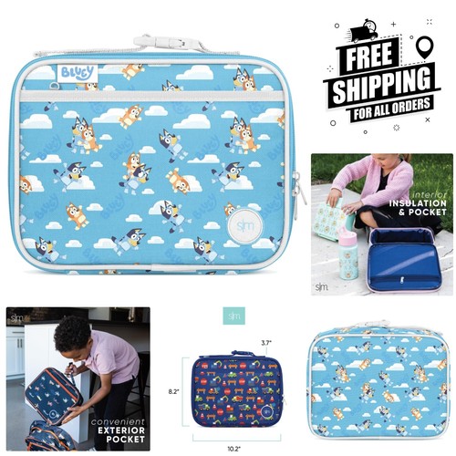 Bluey Kids Lunch Box - Insulated Meal Bag for School, Picnics, & Travel ...