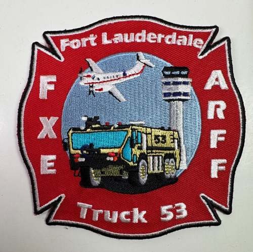 Florida Fort Lauderdale ARFF Truck 53 Fire Aircraft Rescue FL Airplane ...