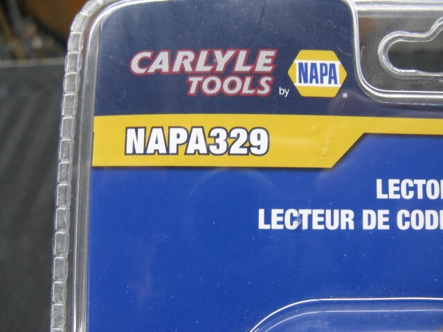 Code Reader and Scanner Carlyle Tools Ser Napa329 NAPA Service Tools ...