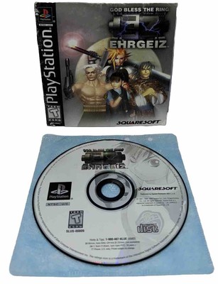 God Bless the Ring Ehrgeiz Sony PlayStation 1 PS1 Disc Only w/ Manual ...