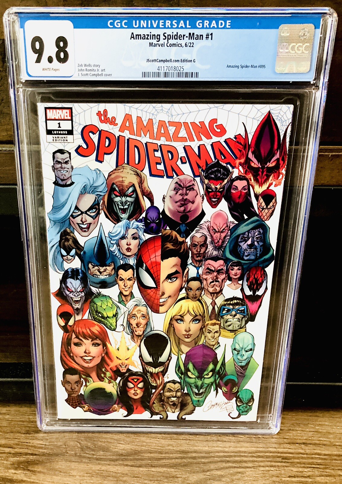 Amazing Spider-Man #1 J Scott Campbell Faces Variant G CGC 9.8 Goblin ...