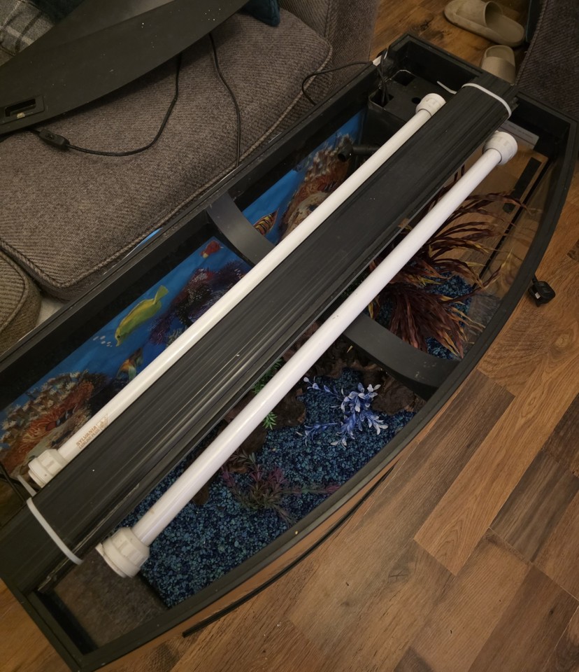 Jewel Vision 180 LED Aquarium Curved Fish Tank with LED Lighting ...