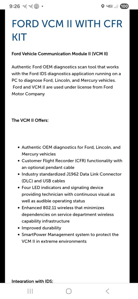 Genuine bosch rotunda VCM II VEHICLE COMMUNICATION MODULE made in ...