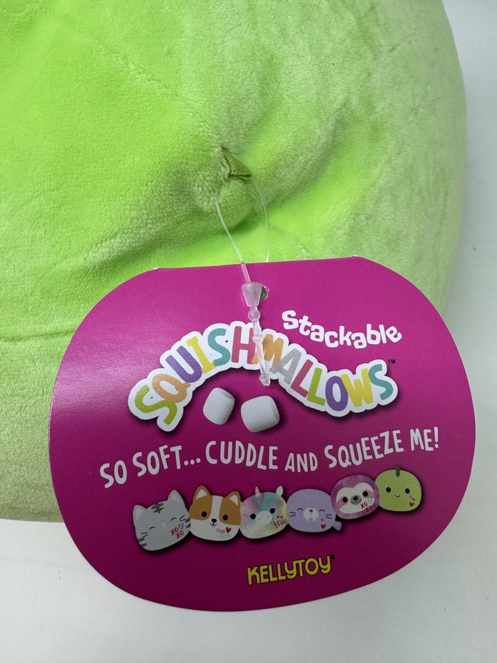 Squishmallow Danny the Green Dino 12" Stackable Plush Pillow | eBay