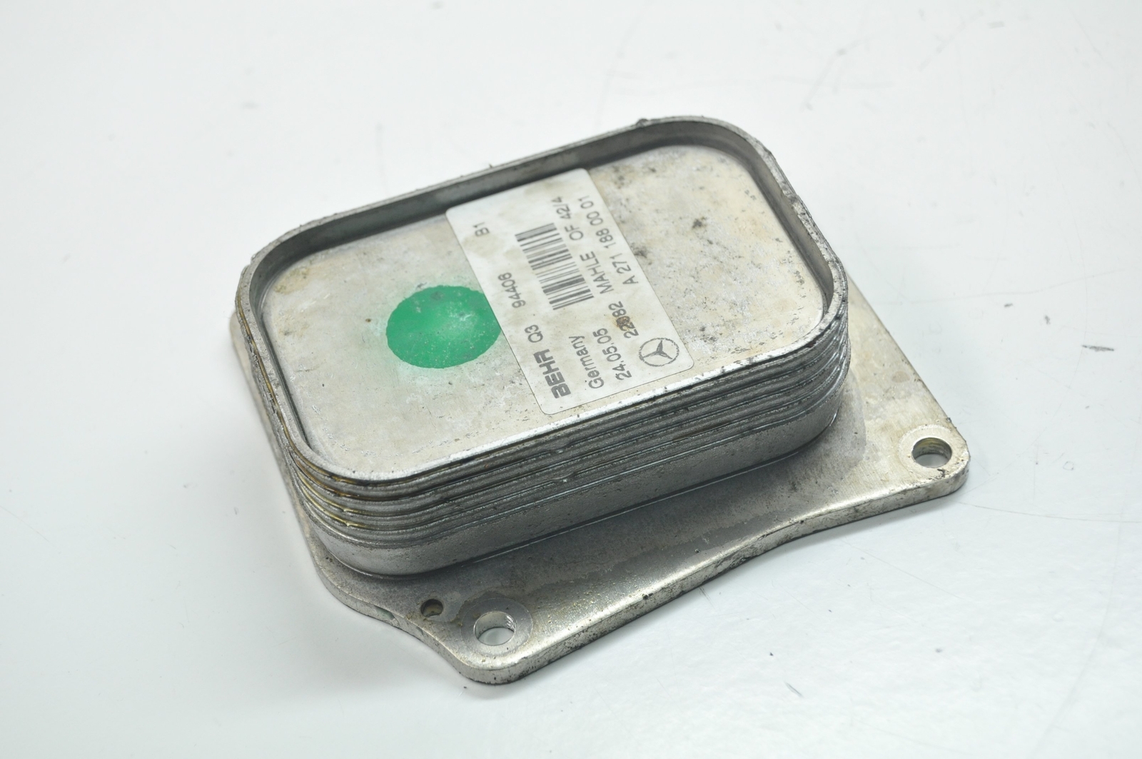 03-05 MERCEDES W203 C Class Engine Motor Oil Cooler Filter Housing ...